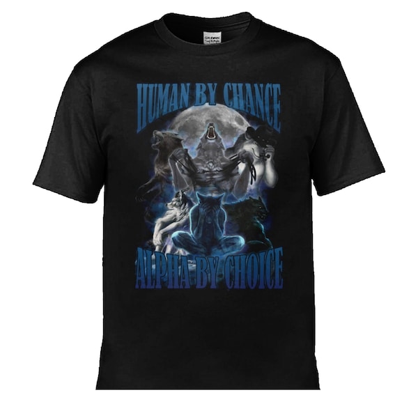 Alpha Wolf Tee Shirt - Etsy UK