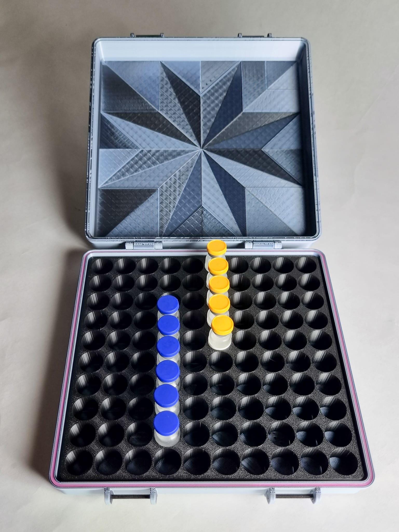 Peptide Vial Storage Box for 100 3ml Peptide Vials - Classy Grey. - Etsy UK