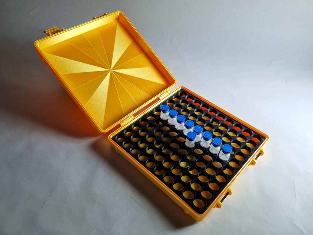 Caja de almacenamiento para viales de péptidos de 3 ml (100 viales ...