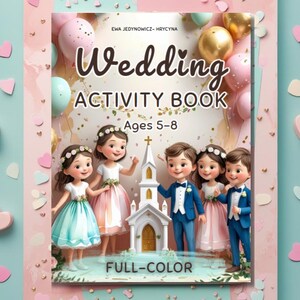 Wedding Activity Book for Kids – Printable Wedding Games – Coloring ...