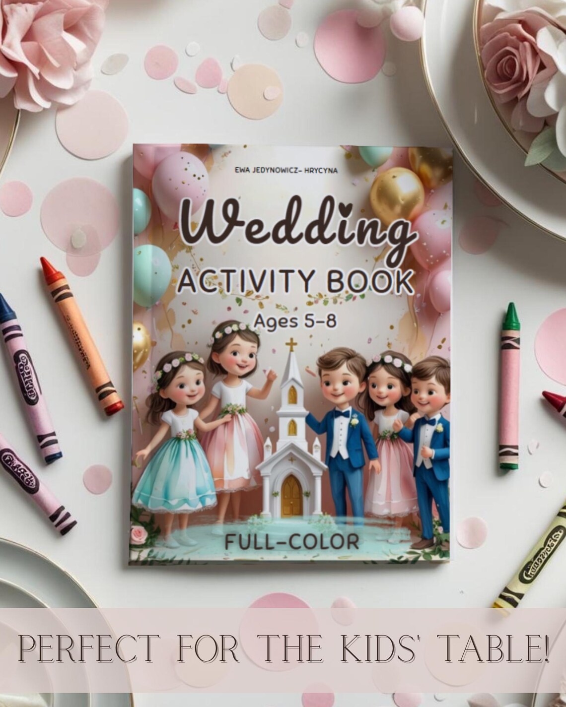 Wedding Activity Book for Kids – Printable Wedding Games – Coloring ...