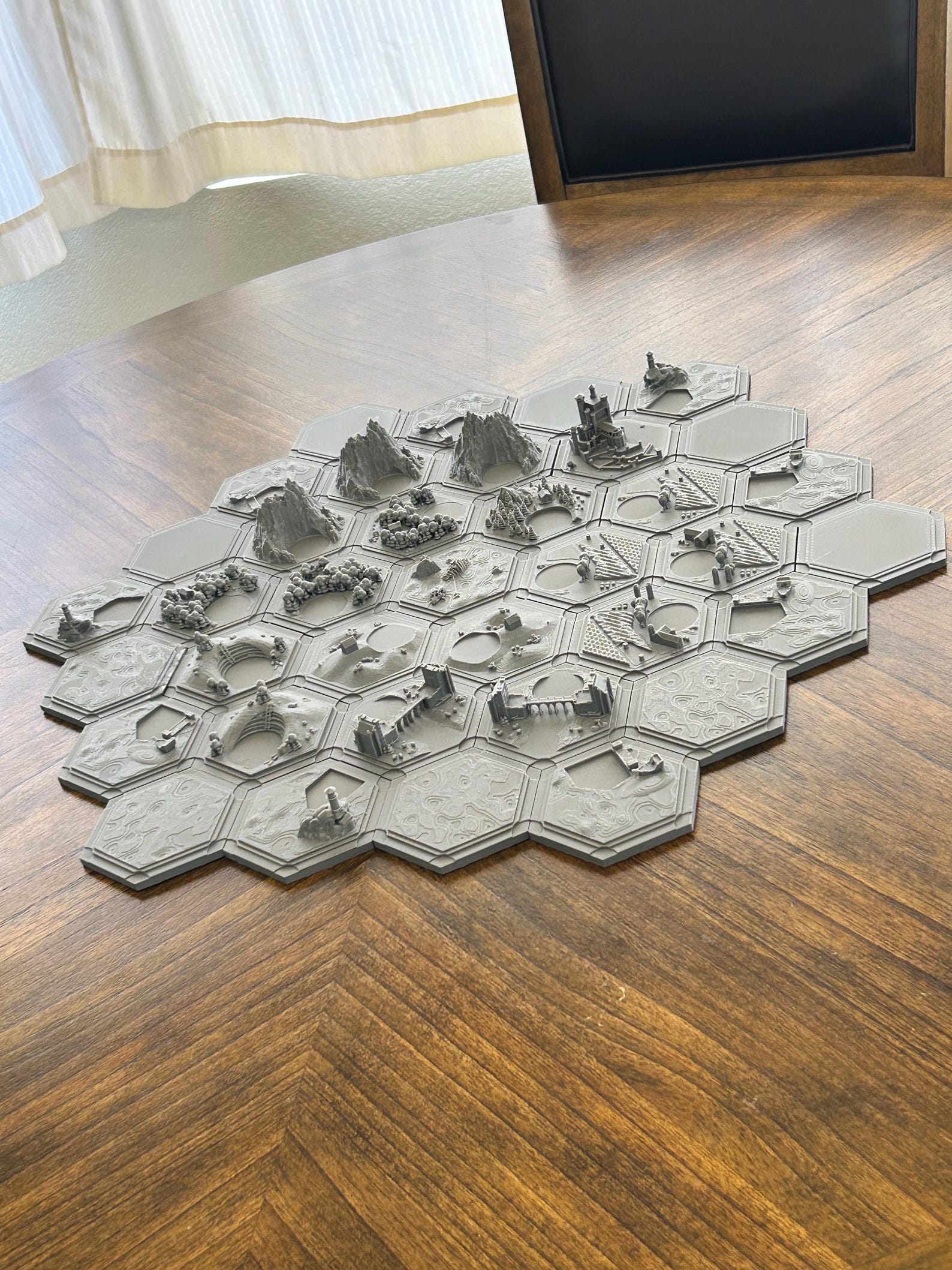 3D Printed | Catan Board Game Set - Custom Terrain, Deluxe Pieces ...