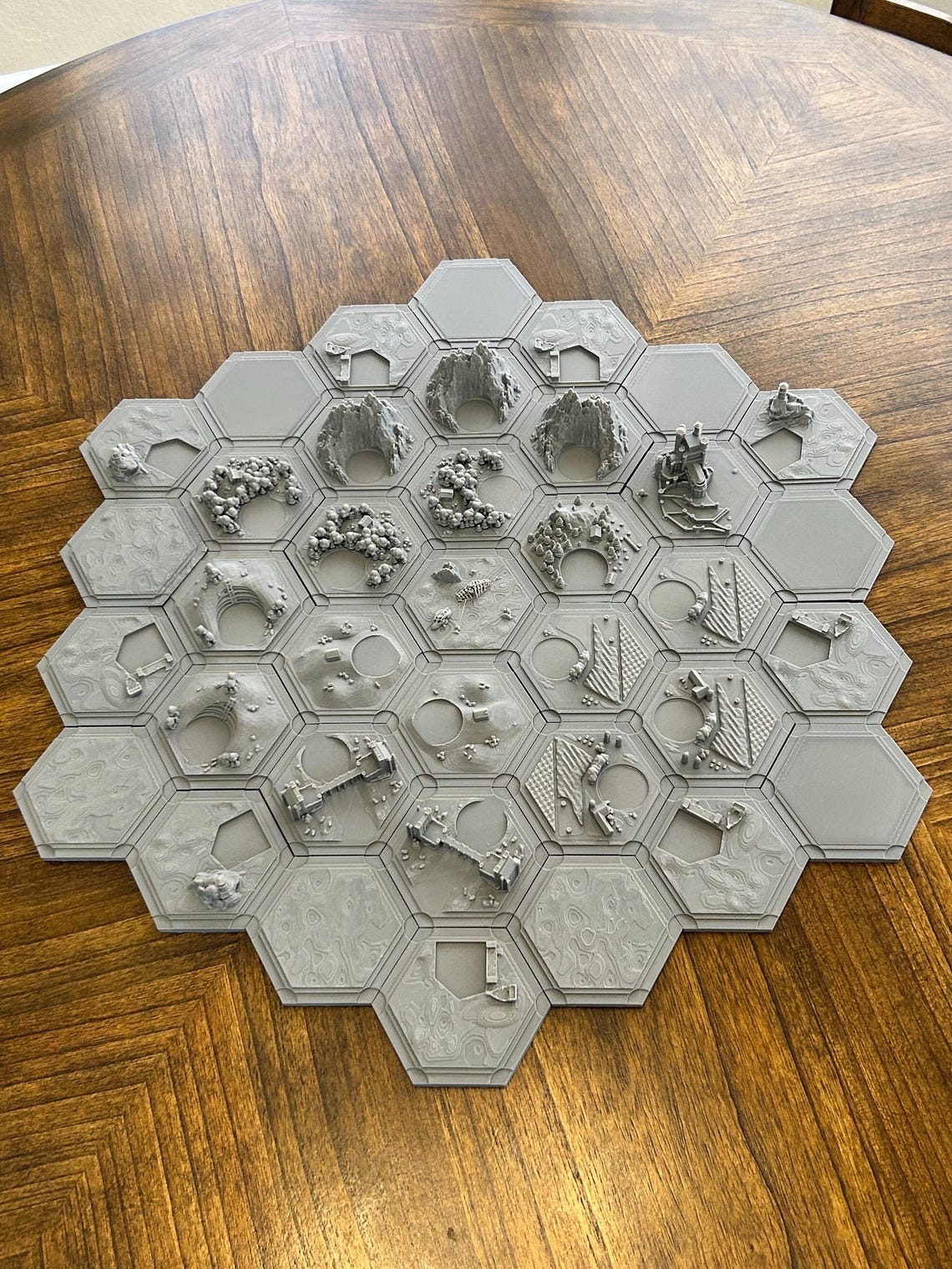 3D Printed | Catan Board Game Set - Custom Terrain, Deluxe Pieces ...
