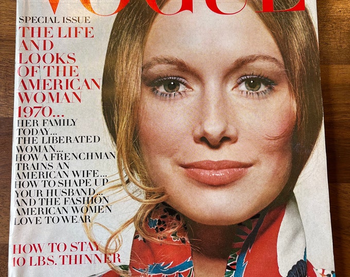 Vogue Magazine June 1970 Jane Birkin Rock Hudson Liza Minnelli ...