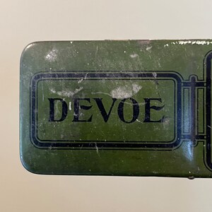 Antique Watercolor Tin, Devoe Water Colors Native American Indian ...