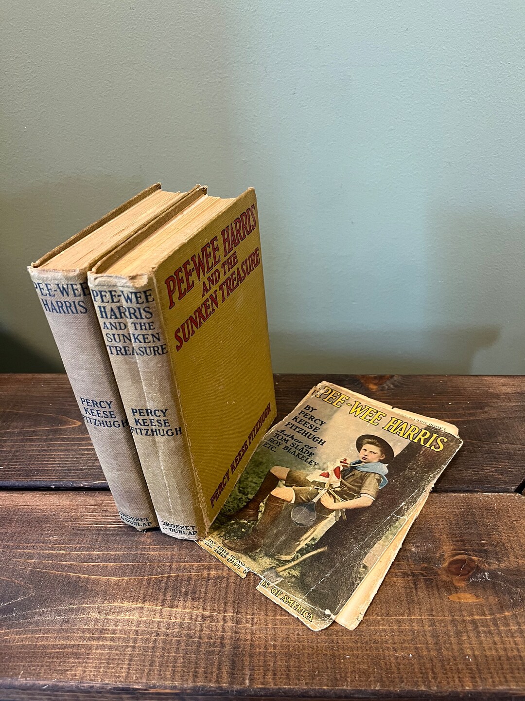 2 Vintage Children's Books Pee Wee Harris 1922 Pee Wee - Etsy