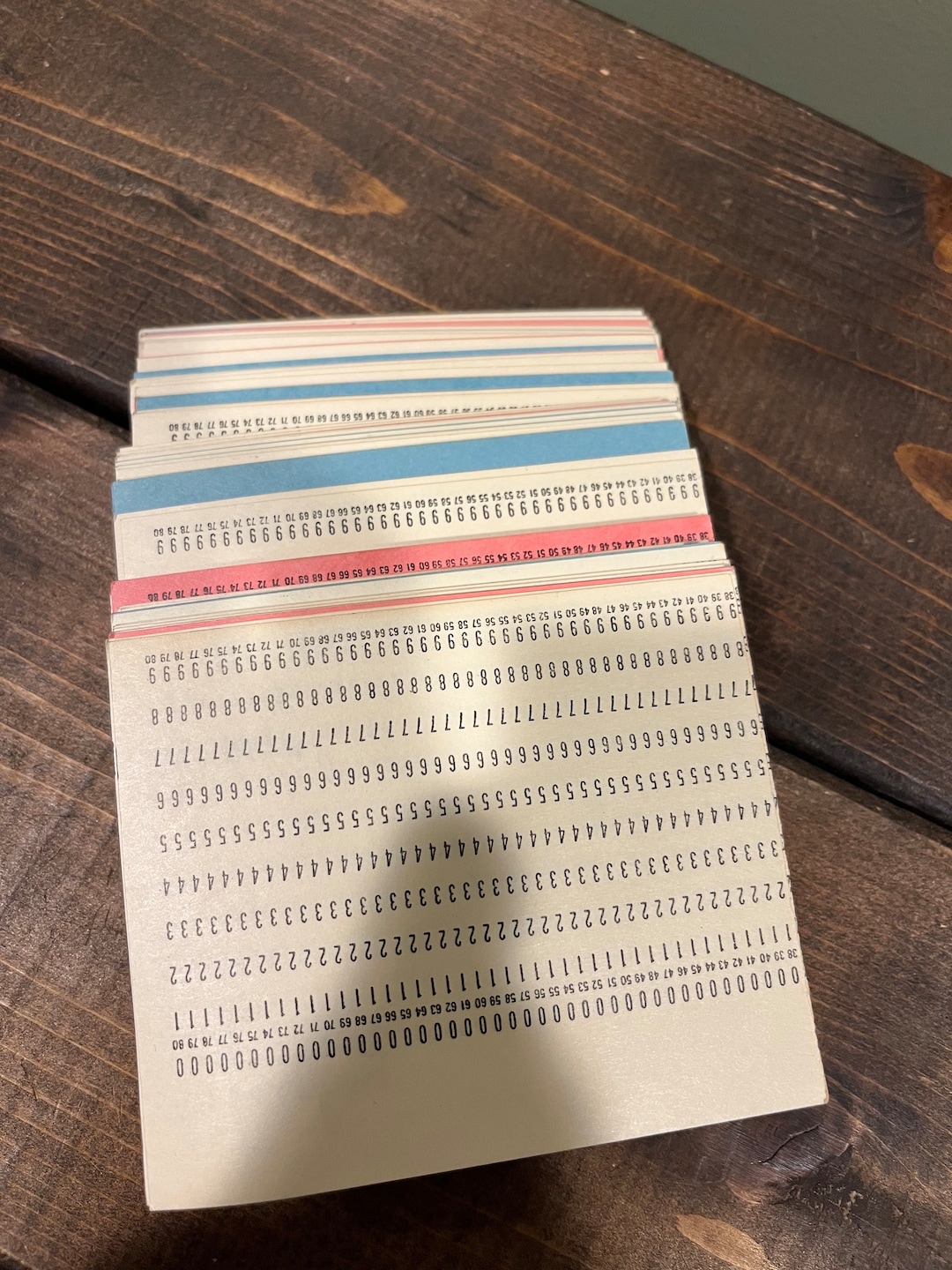 Lot of 60 Vintage 1970s Half Computer Punch Cards Ephemera - Etsy