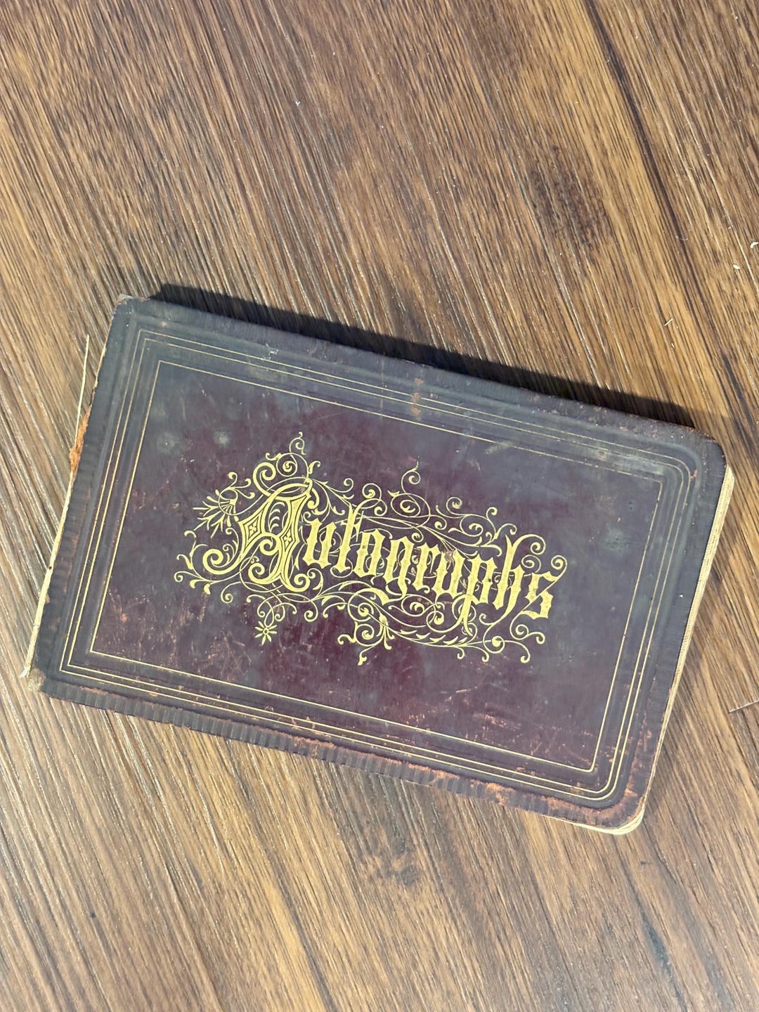 Antique Victorian Autograph Book With Victorian Scraps 1878, Vintage ...