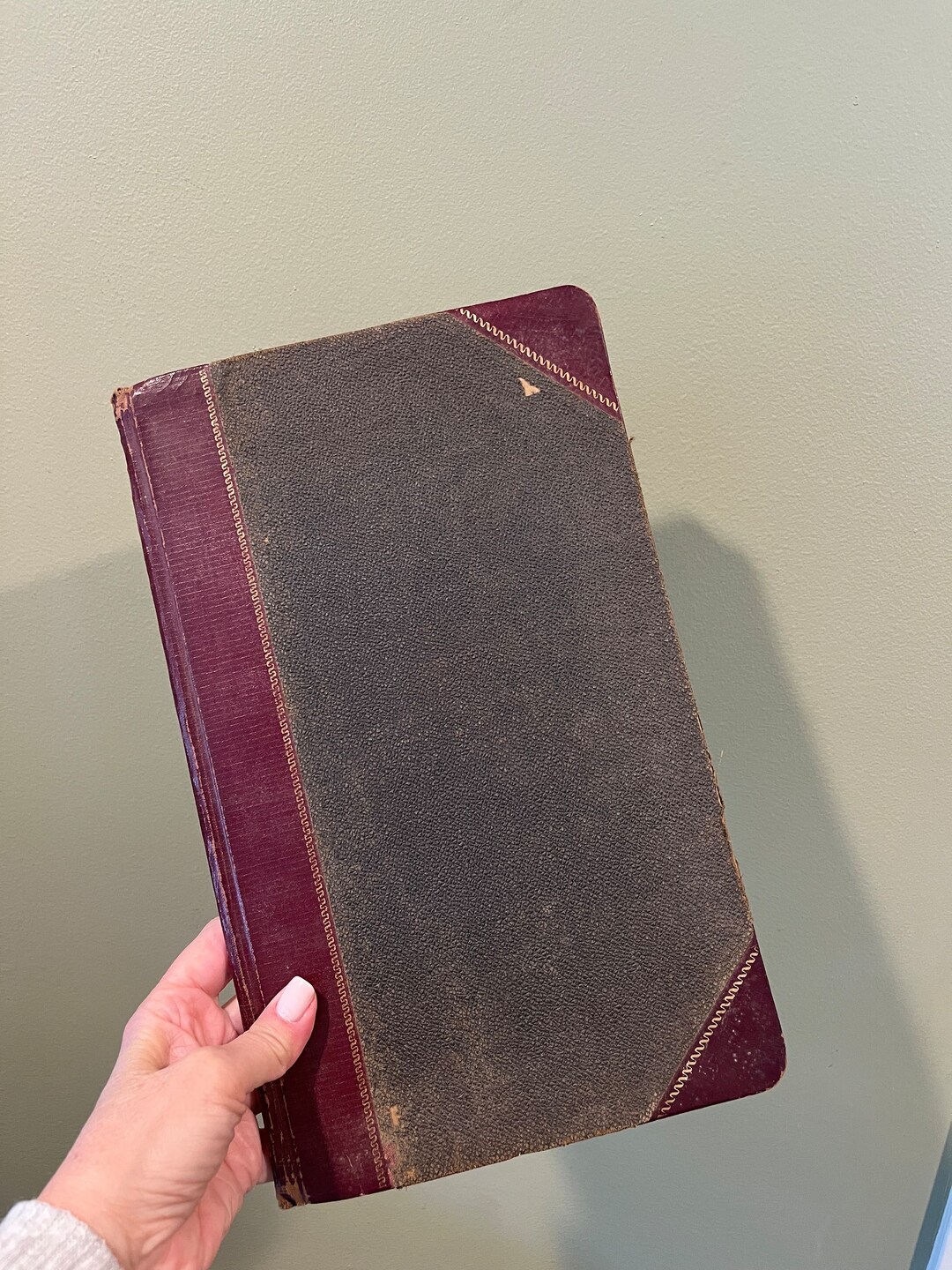 1930s Antique Ephemera Ledger Recording Payments Scrapbooking Junk ...