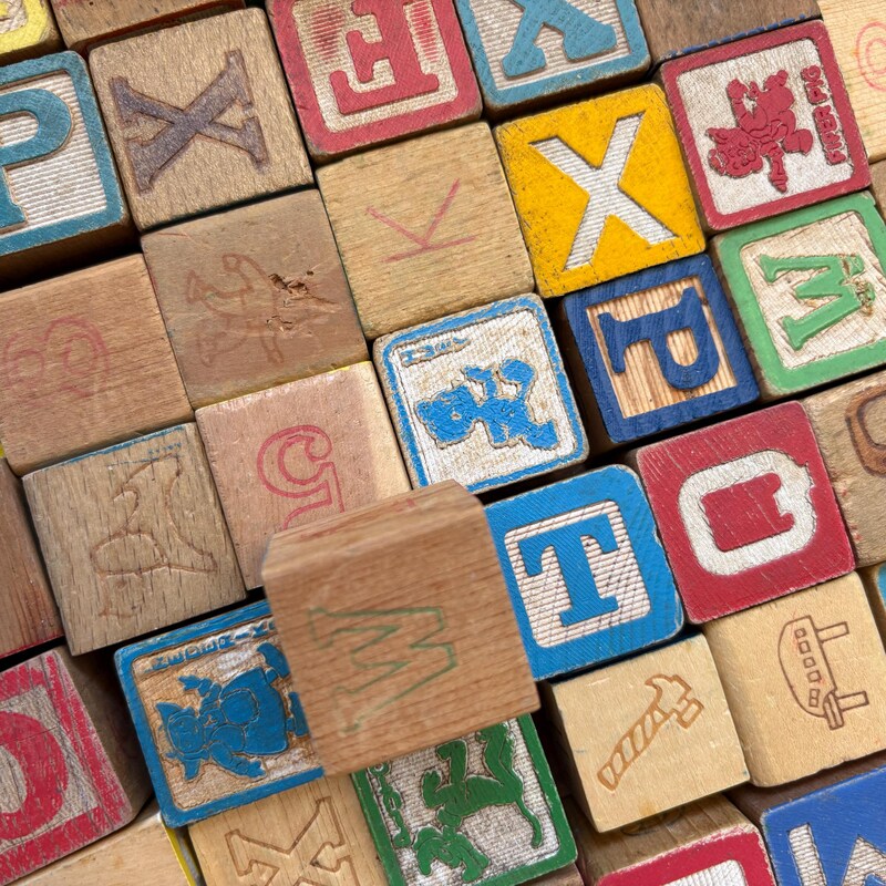 Wood Letter Blocks - Etsy