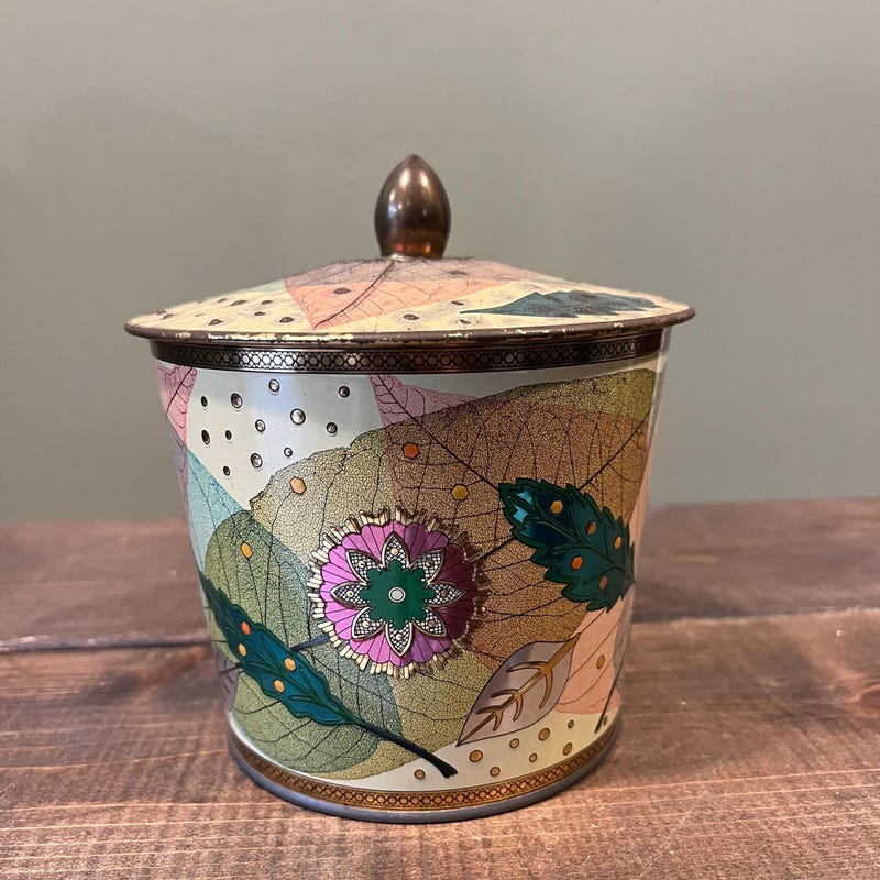 Floral Tin - Etsy