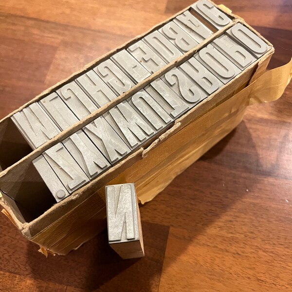 Letterpress Blocks - Etsy