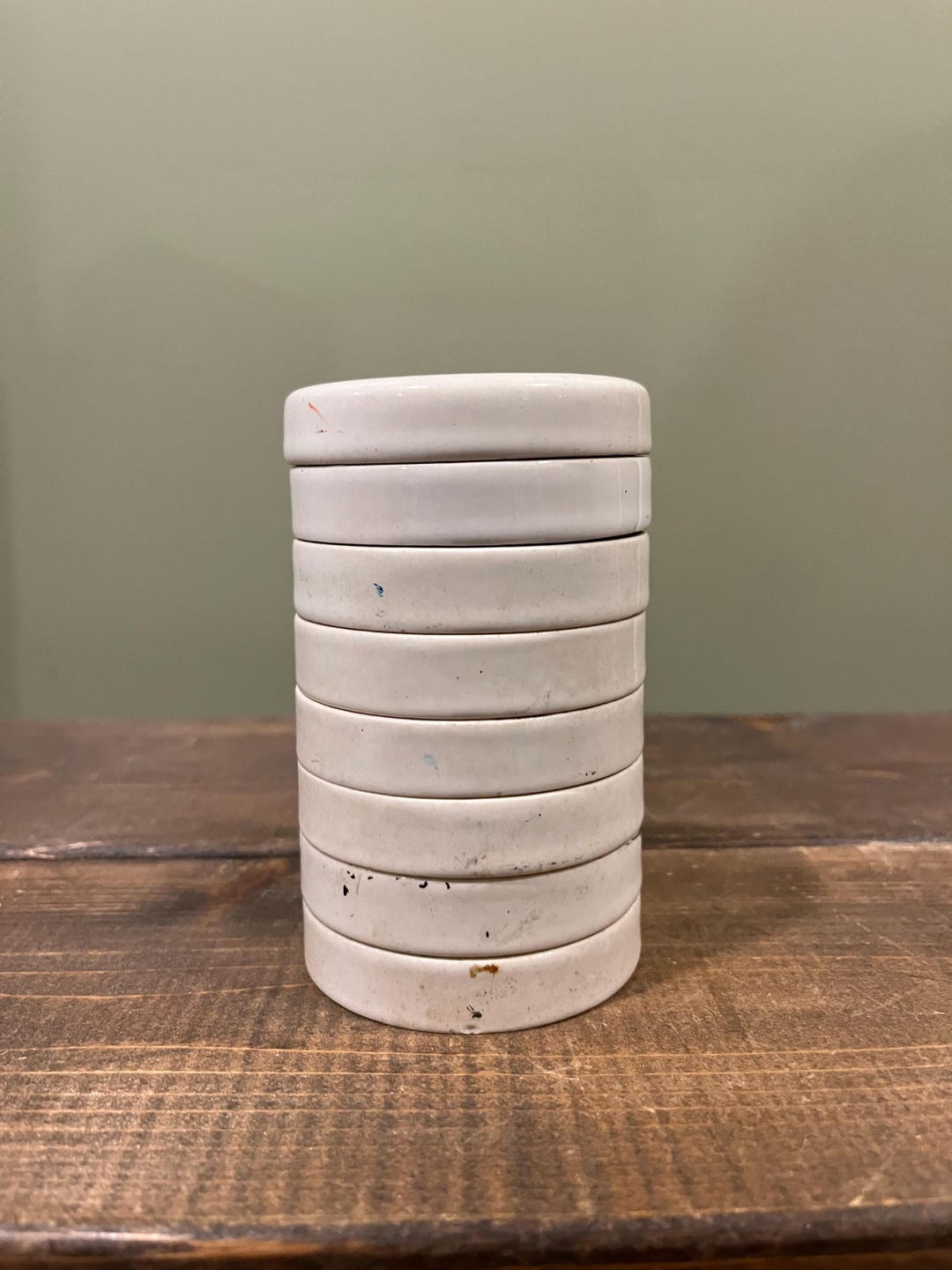 Vintage Rare Winsor & Newton Heavy Porcelain Stacking Watercolor Paint ...