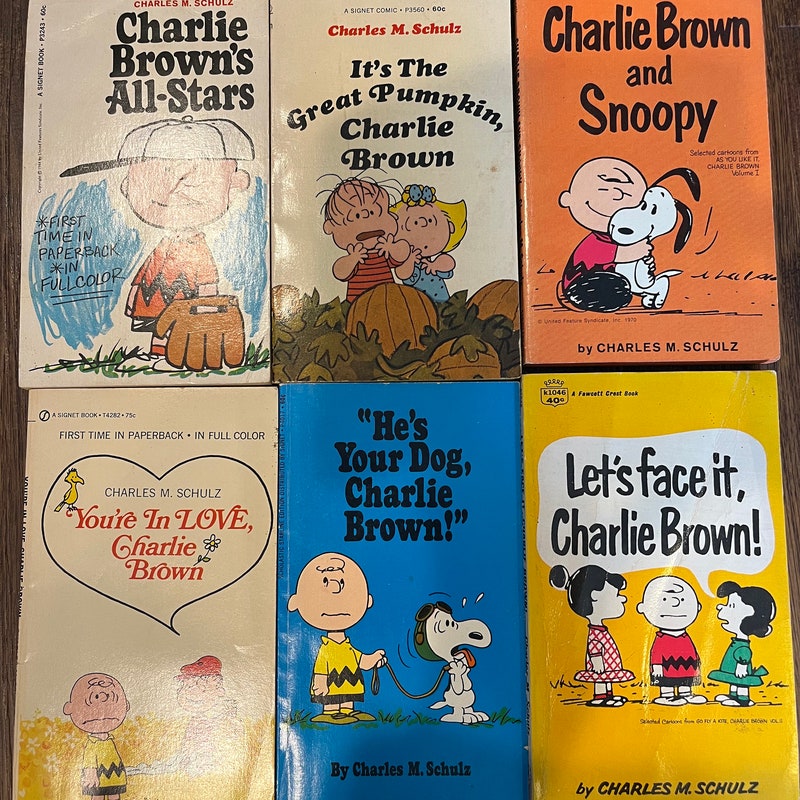 Charlie Brown Books - Etsy