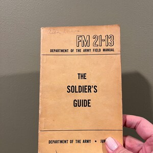 WW2 US Army War Department Field Manual for the American Soldier, the ...