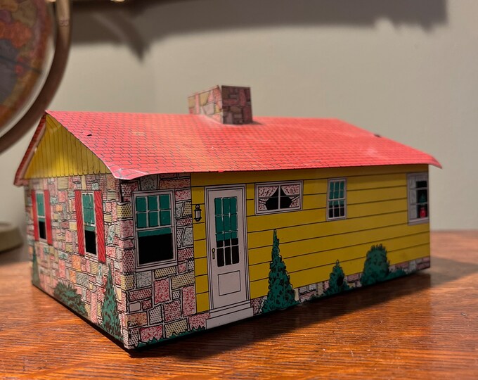 Tin Litho 1950s Baby Boomer Toys Skyline O-scale Tin Lithograph Ranch ...