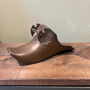 Fabulous Antique Spanish Brass Conquistador Stirrup Shoe 9" Very ...