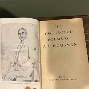 Vintage Rare Book With Gorgeous Cover the Collected Poems of A.E ...