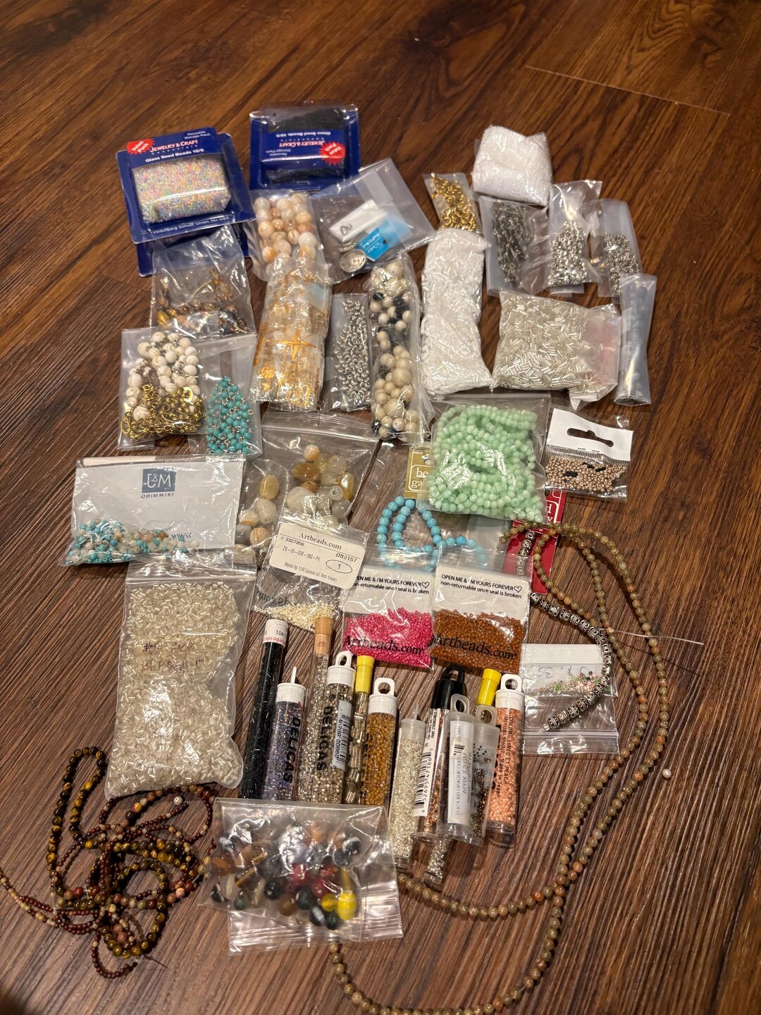 Huge Bead and Jewelry Making Destash Lot, Seed Beads, Japanese Delica ...