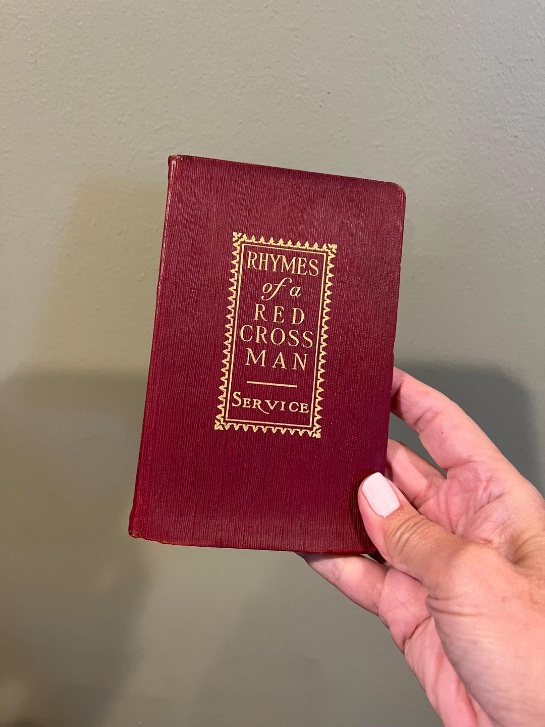 Rhymes of a Red Cross Man by Robert W. Service, Published by Barse and ...