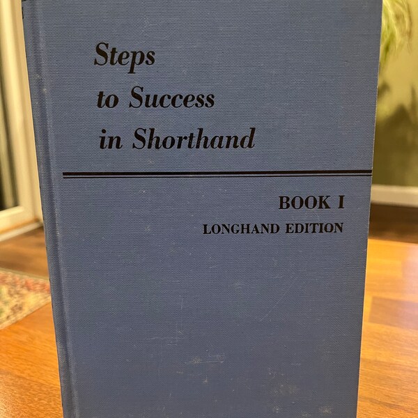 Shorthand Book - Etsy