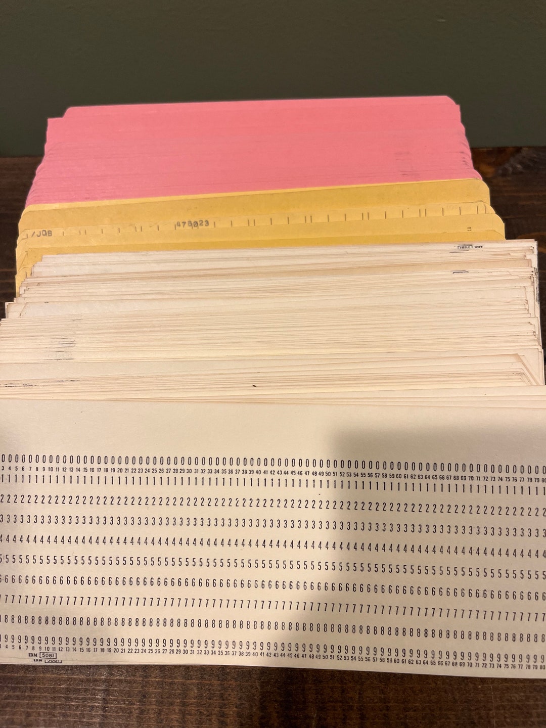 Lot of 30 Vintage 1970s Computer Punch Cards Ephemera, Collage, Junk ...