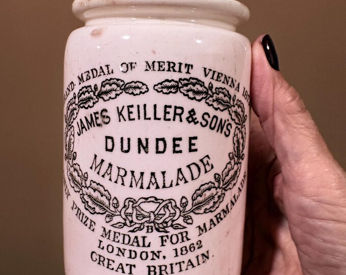 Rare Antique Dundee Crock James Keiller & Sons Marmalade London 1862 ...
