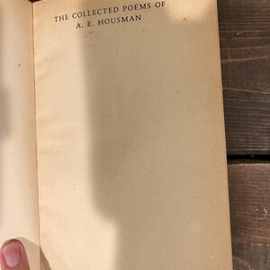 Vintage Rare Book With Gorgeous Cover the Collected Poems of A.E ...
