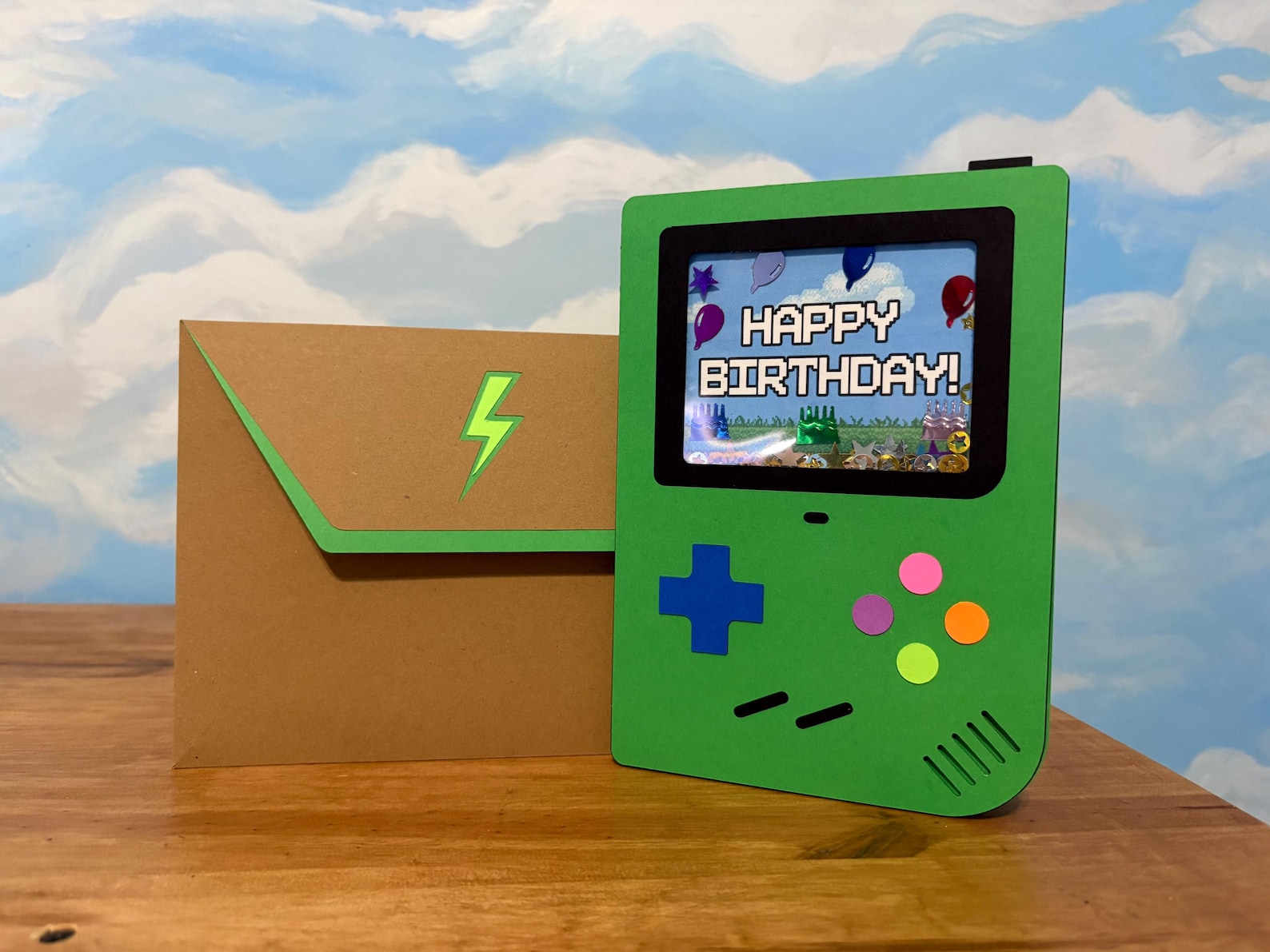 Gamer Shaker Card - Etsy