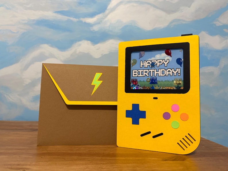 Gamer Shaker Card - Etsy