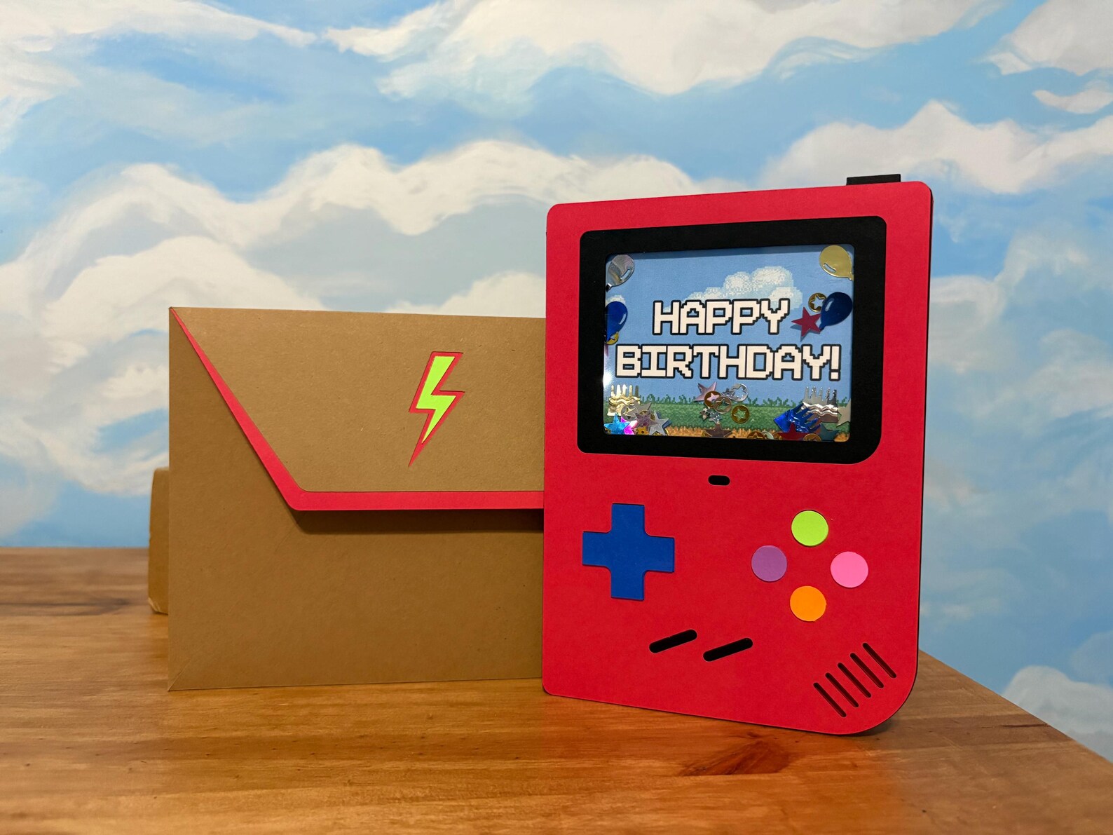 Gamer Shaker Card - Etsy
