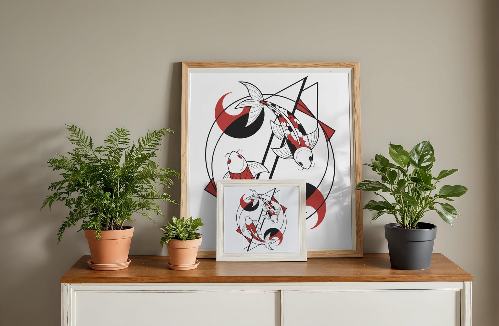 Bold Geometric Abstract SVG | Modern Vector Wall Art | Minimalist ...