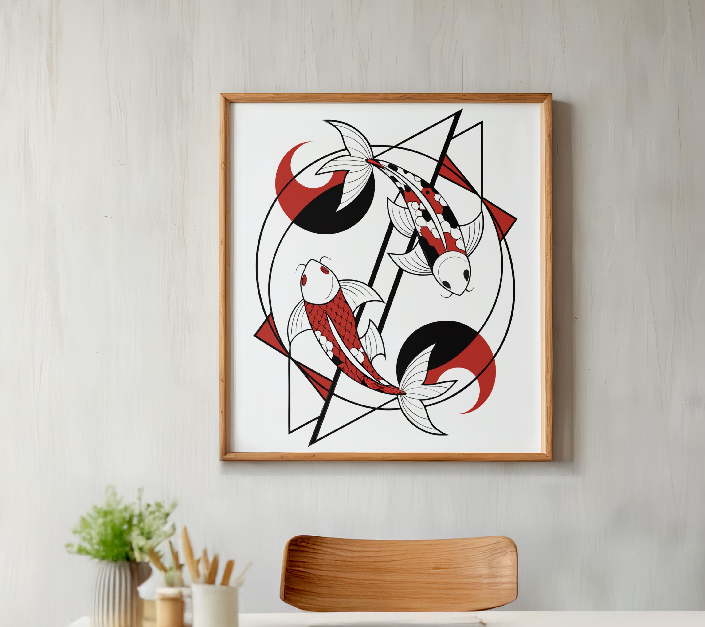 Bold Geometric Abstract SVG | Modern Vector Wall Art | Minimalist ...