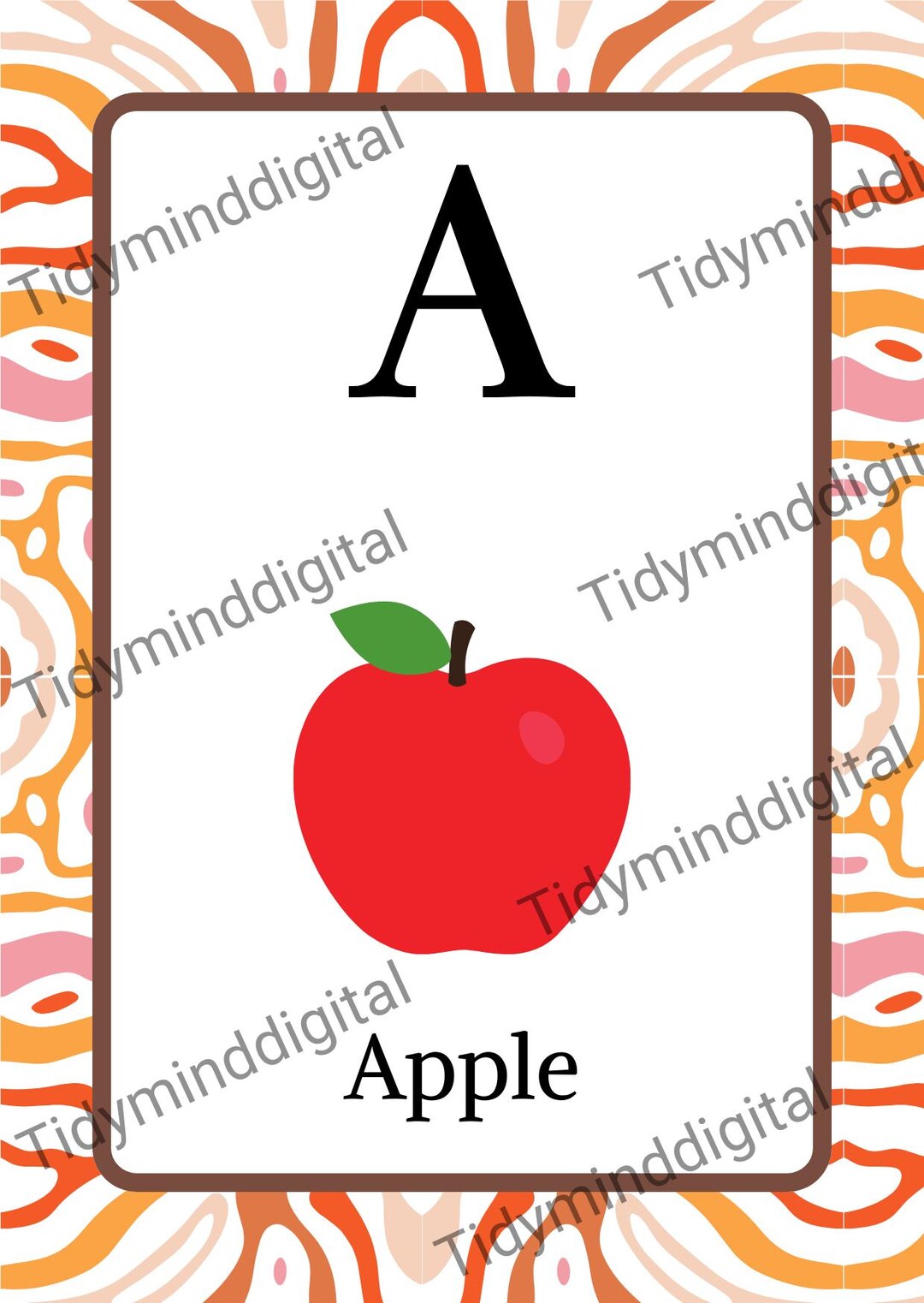 A–Z Alphabet Flashcards for Kids – 26 Printable Cute Letter Cards With ...