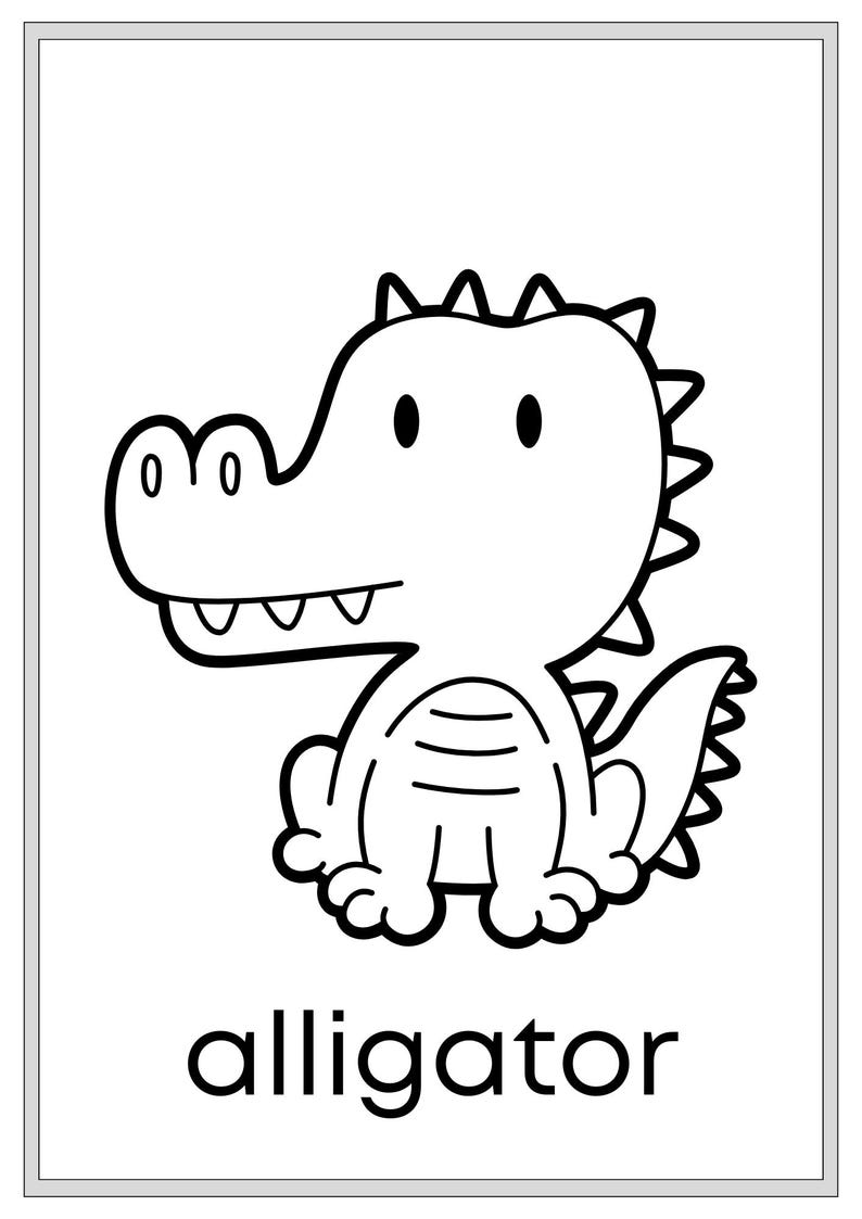 Animal Coloring Pages for Kids | Zoo & Farm Activity Sheets (PDF ...
