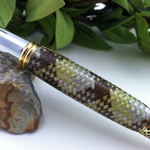 Royal Weave Pen Gold, Silver and Copper Fibers Woven and Inlayed Free ...