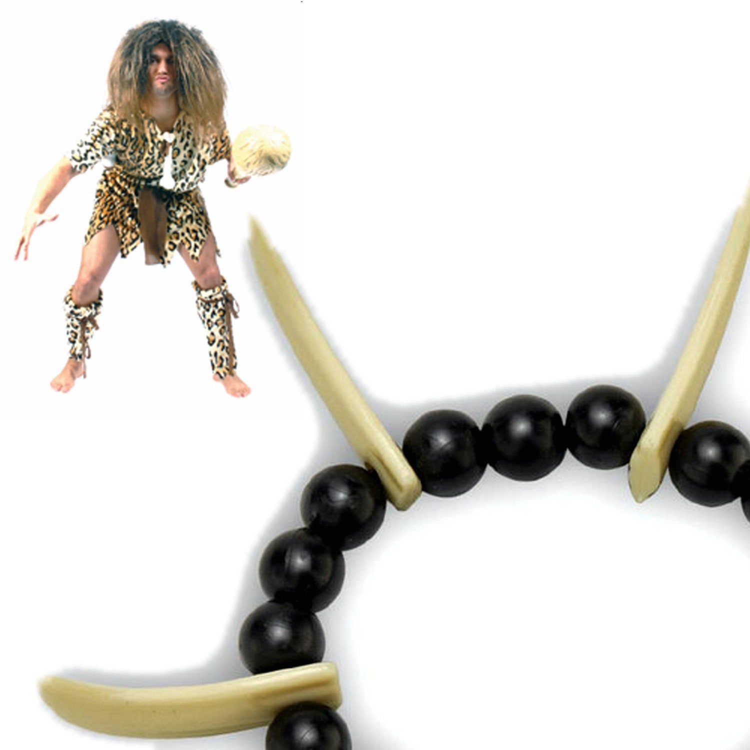 Caveman/woman Stone Age Witch Doctor Fang, Claw COSPLAY or Halloween ...