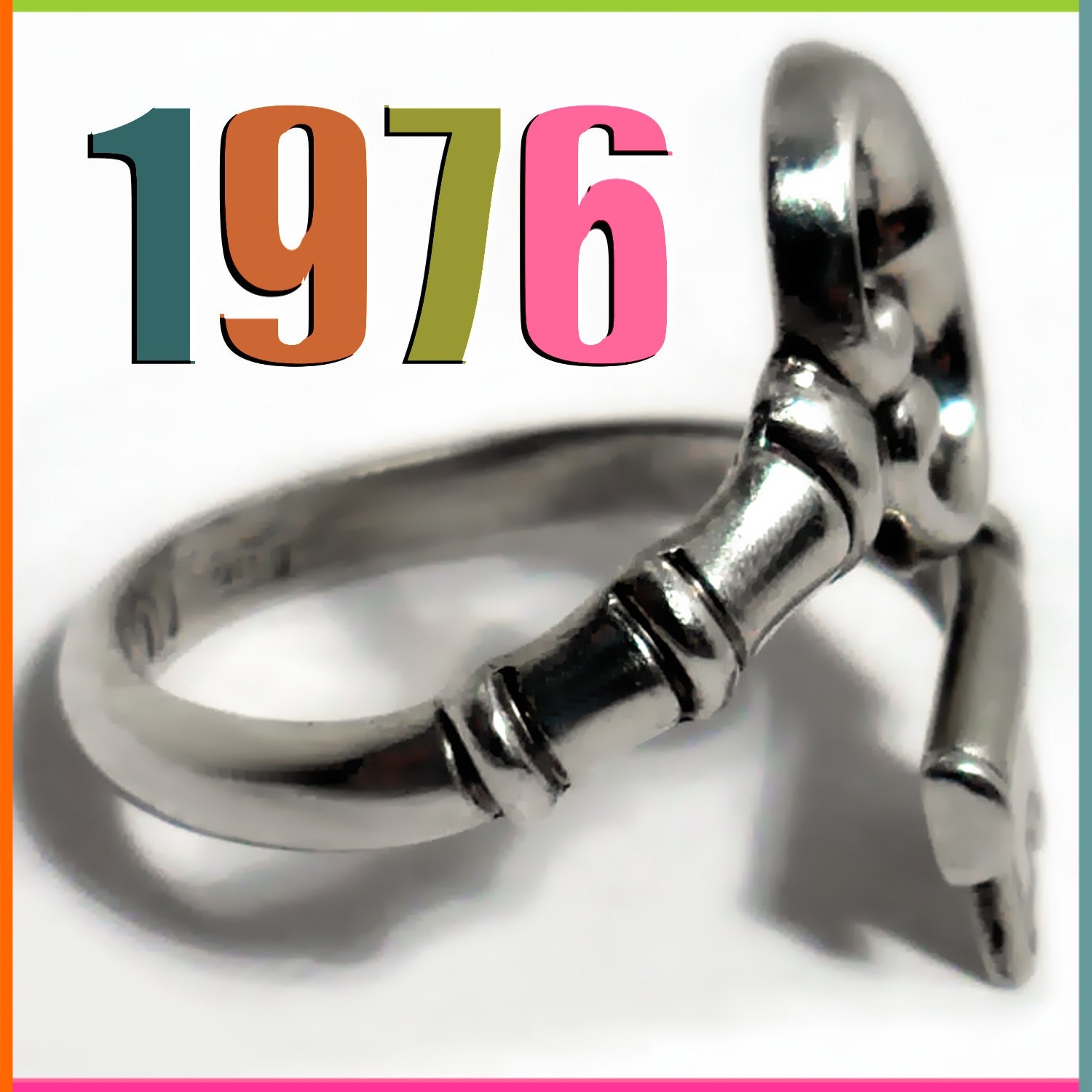 1976 Vintage Sterling SKELETON KEY Ring Avon, the Secret Key! - Etsy
