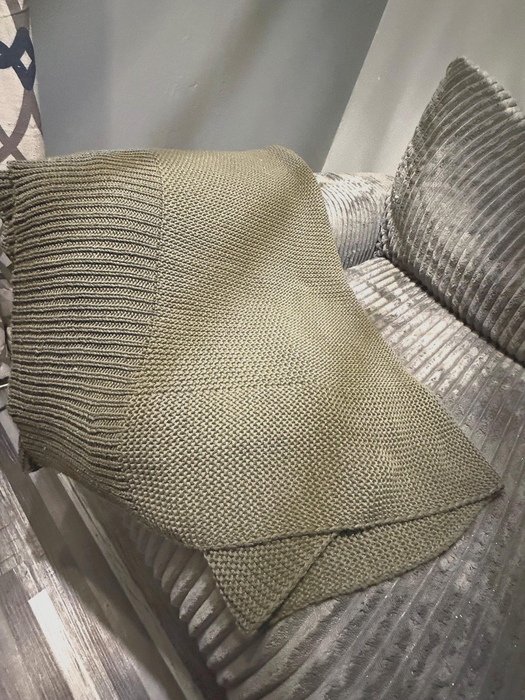 Olive Green Throw Blanket - Etsy