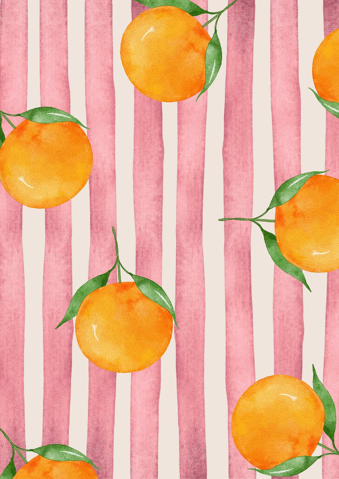 Vintage Stripe Fruit Posters - Etsy