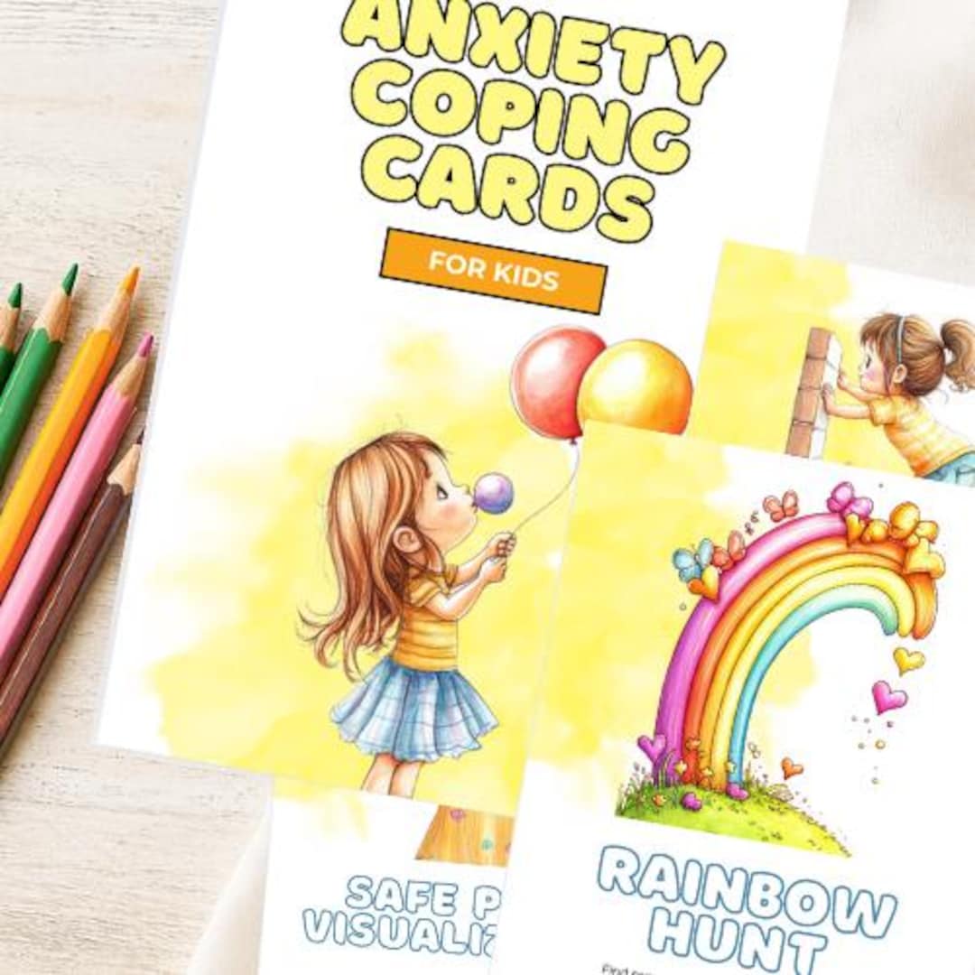 Anxiety Coping Cards for Kids – Printable Mindfulness and Calm ...