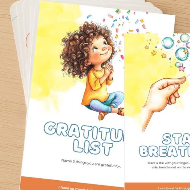 Anxiety Coping Cards for Kids – Printable Mindfulness and Calm ...