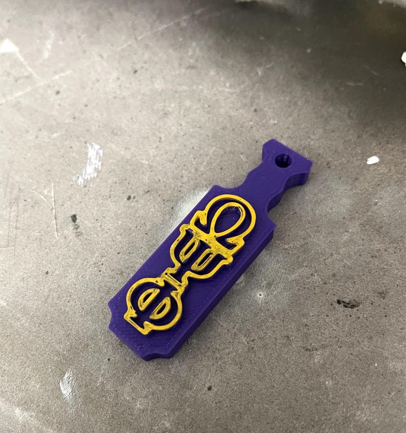 Omega Psi Phi 3D Printed Mini Paddle Keychain - Etsy