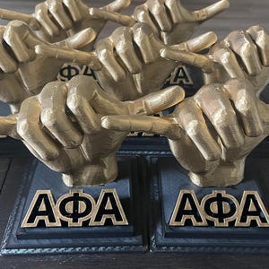 Alpha Phi Alpha 3D Printed Hand Sign Statue - Etsy