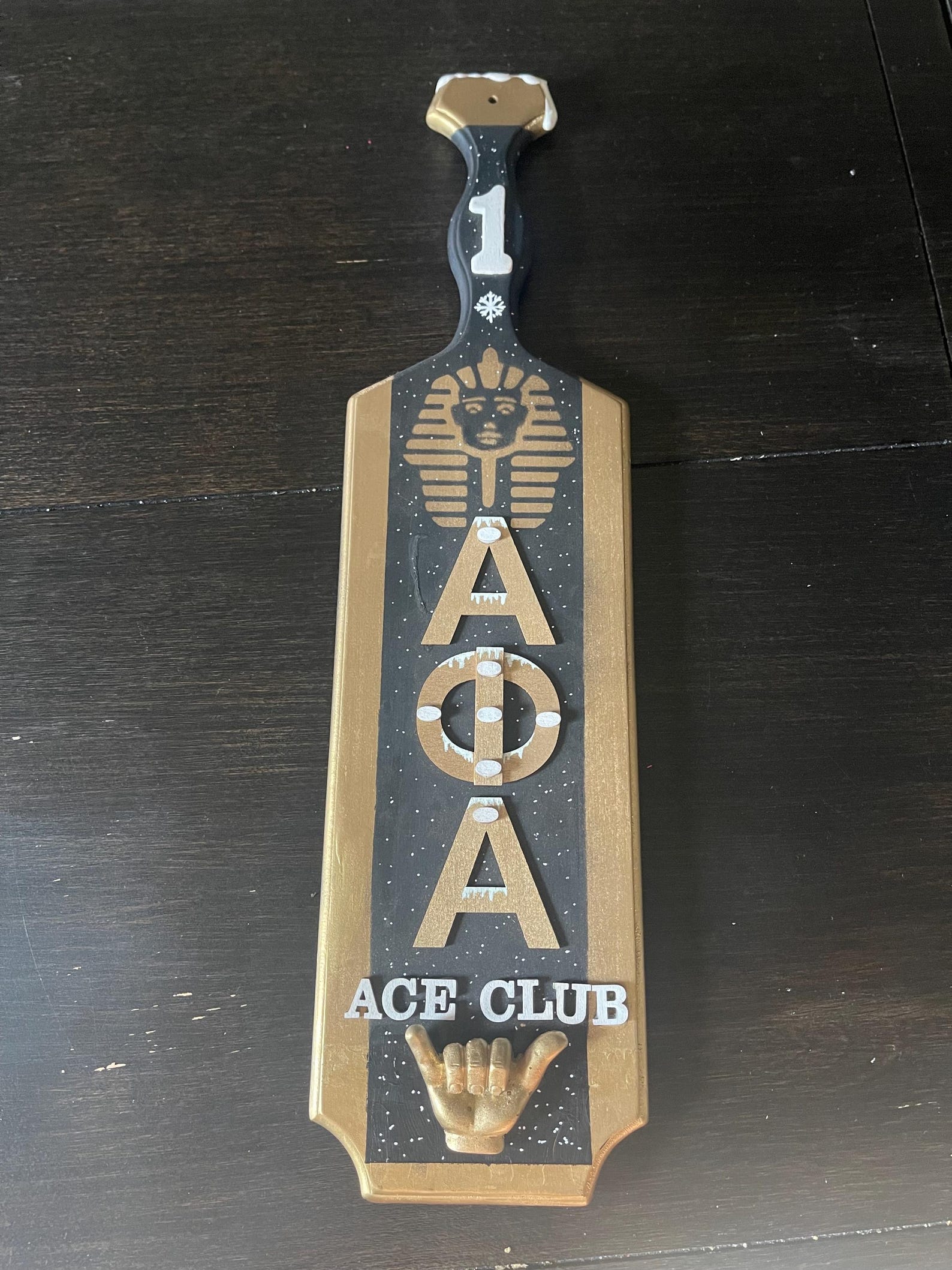 Alpha Phi Alpha ACE CLUB Wooden Paddle - Etsy