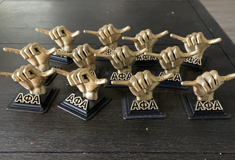 Alpha Phi Alpha 3D Printed Hand Sign Statue - Etsy