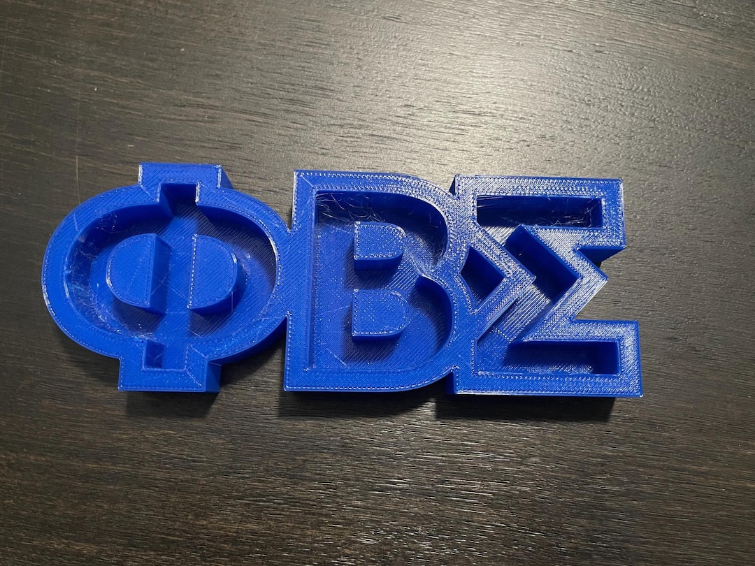 Phi Beta Sigma 3D Printed Letters - Etsy