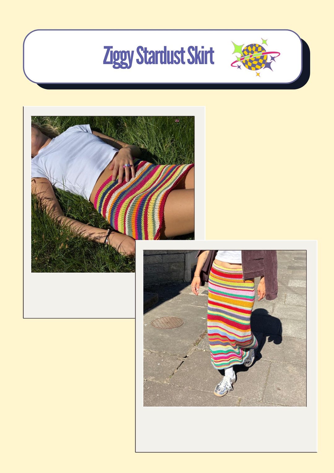 Ziggy Stardust Skirt - Etsy