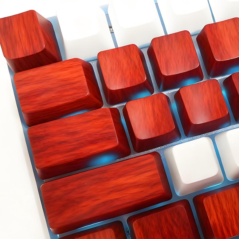 Wooden Keycaps - Etsy