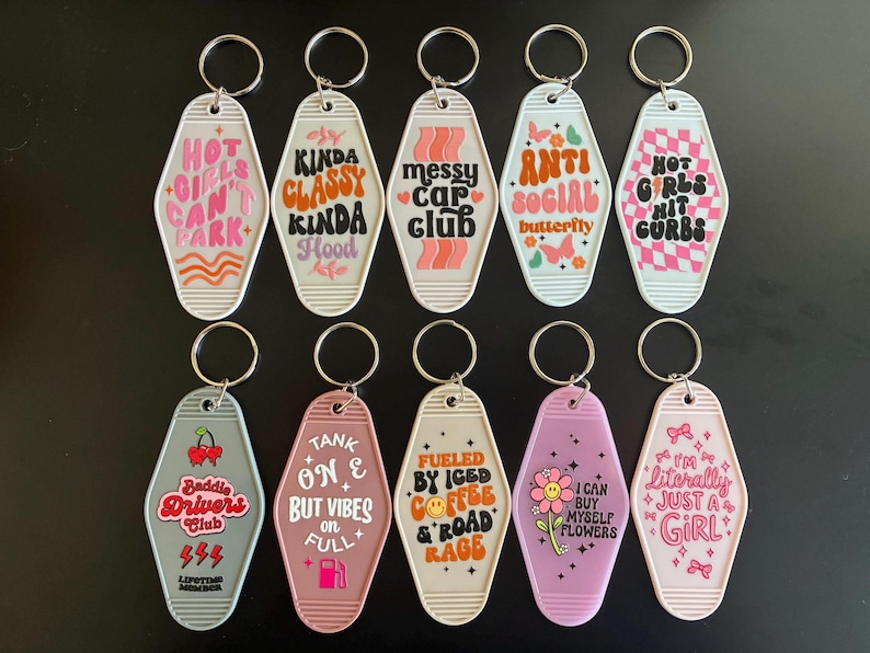 Funny, Girlie Keychains - Etsy